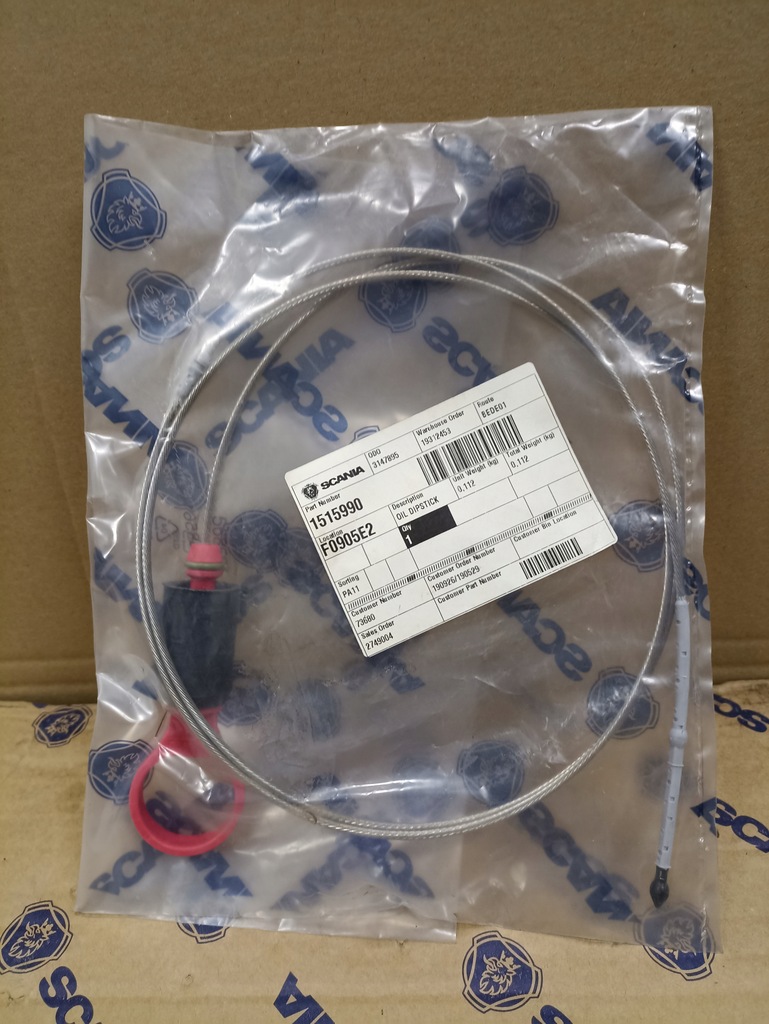 BAGNET MIARKA OLEJU SCANIA 1515990 NOWY ORYGINAŁ.. - 13070426002 ...