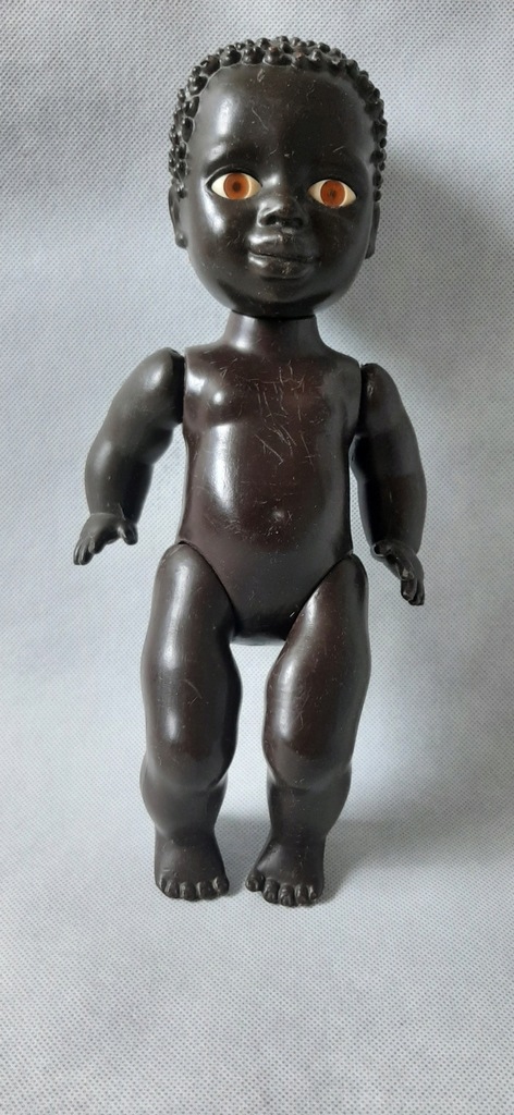 Lalka murzynek z PRL Czarna lalka z okresu PRL - 13811594670 ...