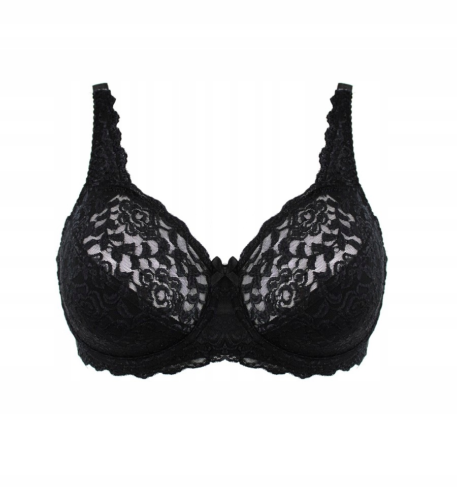 BIUSTONOSZ STANIK KORONKOWY 85 F Anfen czarny - 11561237457 - oficjalne archiwum Allegro