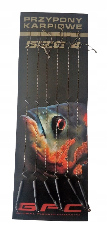 przypon karpiowy z włosem hak nr 4 mały hak - 13232690767 - oficjalne archiwum Allegro