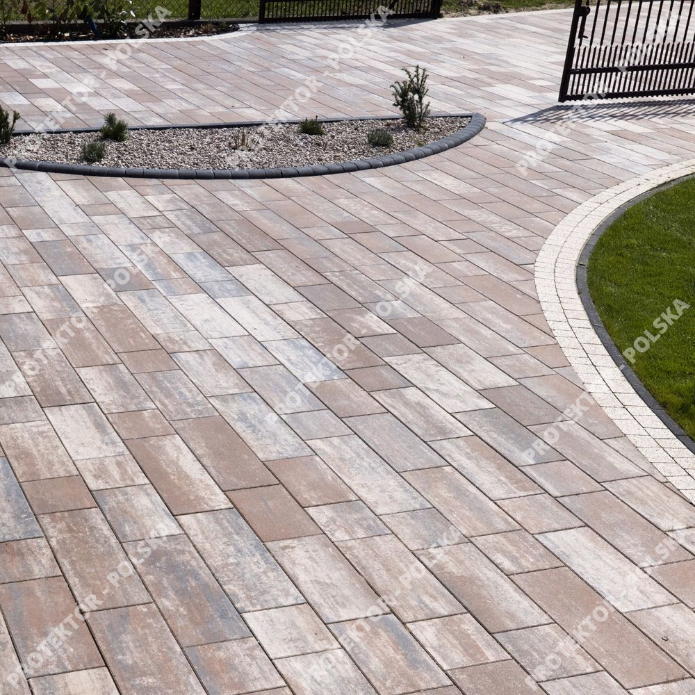 BRUK-BET NOVATOR FORTE chodnikowa płyta brukowa - 13186847814 - oficjalne archiwum Allegro