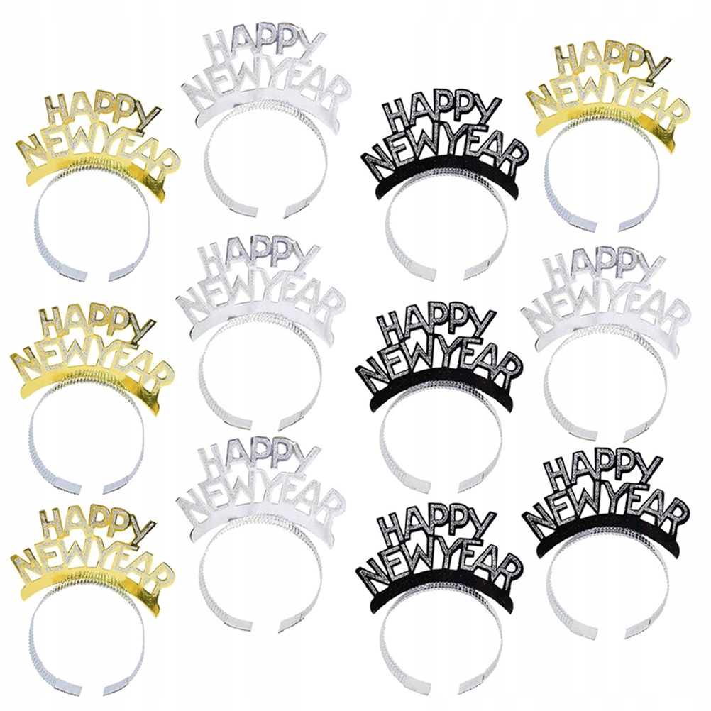 2024 New Year Party Headbands - 14679112814 - oficjalne archiwum Allegro