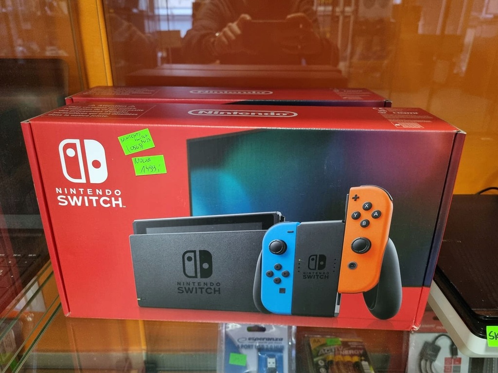 Nintendo Switch Neon Red&Blue Joy-Con V2 - 11661226889 - oficjalne ...