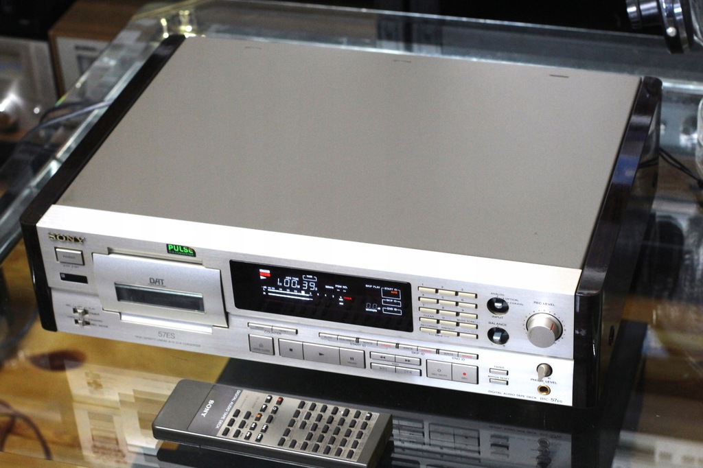 Sony DTC-57ES DAT magnetofon cyfrowy , pilot - 14640046902 - oficjalne archiwum Allegro