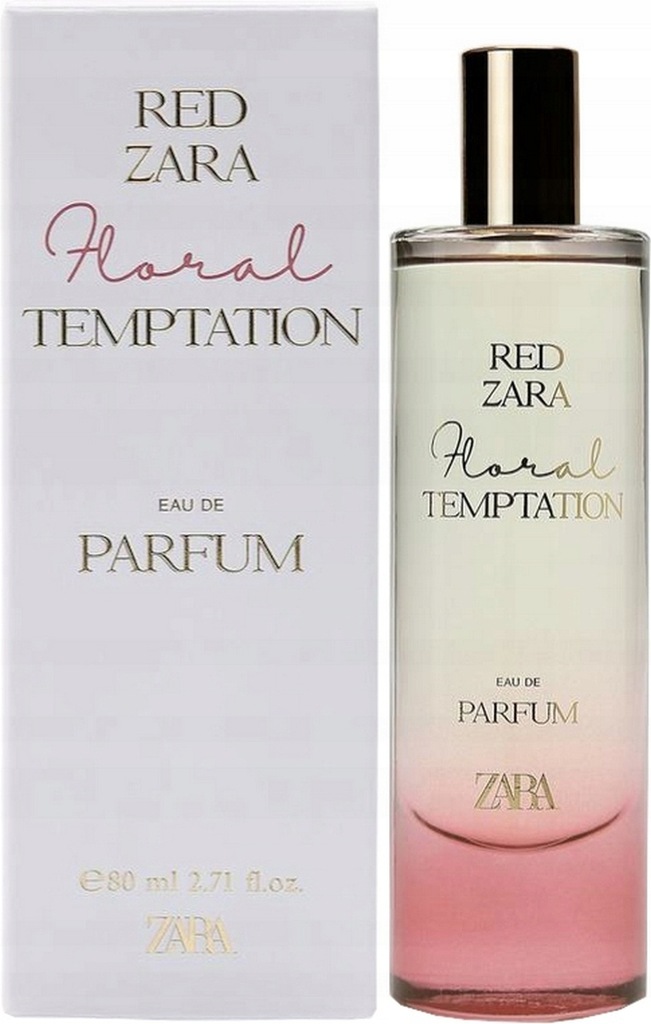 ZARA RED TEMPTATION FLORAL EDP 80 ML - 17169860254 - oficjalne archiwum Allegro
