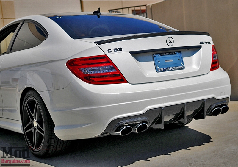 MERCEDES C CLASS W204 COUPE SPOILER NA KLAPĘ AMG - 12621588899 ...