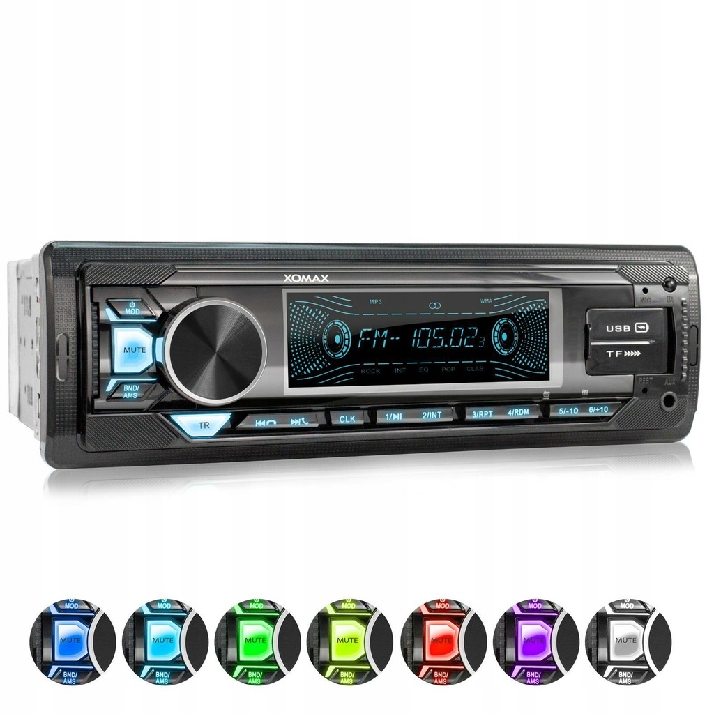 Radio samochodowe XOMAX XM-R281 Bluetooth USB AUX - 13317693151 ...