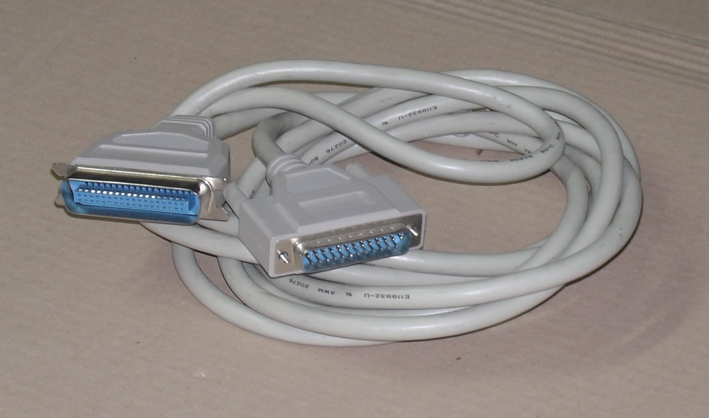 Kabel do drukarek LPT / Centronics 3 metry F.V. - 7296847795 ...
