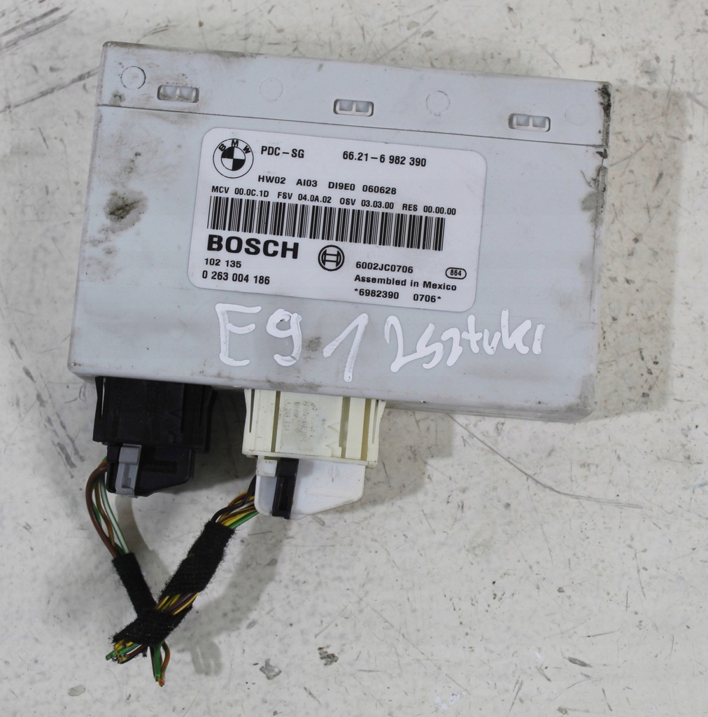 MODUŁ PARKOWANIA PDC BMW E90 E91 E92 E93 E87 E81 - 13152211223 - oficjalne archiwum Allegro