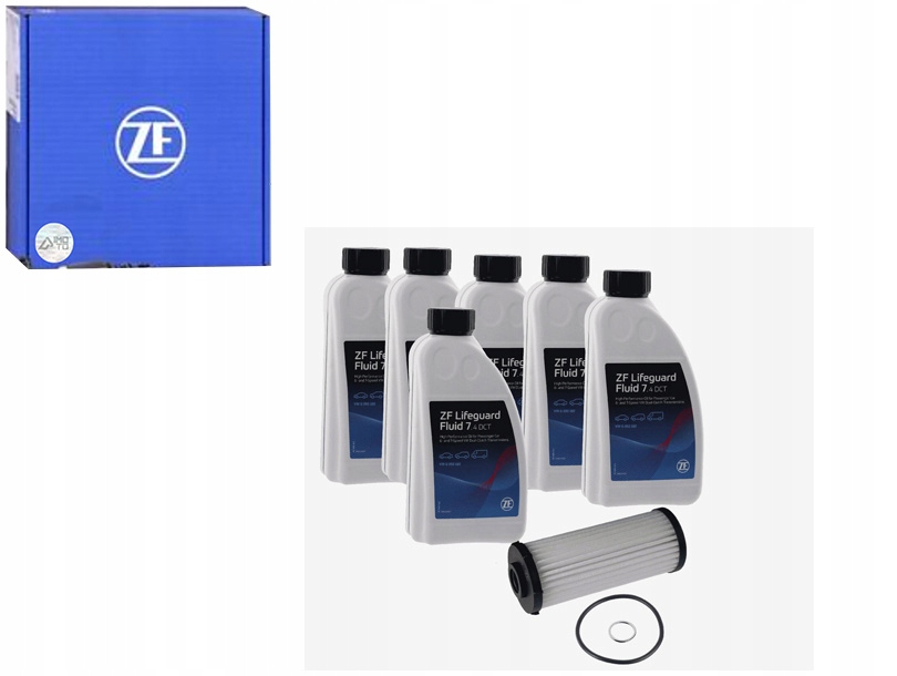 ZESTAW CZĘŚCI WYMIANA OLEJU A T ZF LIFEGUARDFLUID DQ-500 - 6L ZF ZF - 15251984655 - oficjalne ...