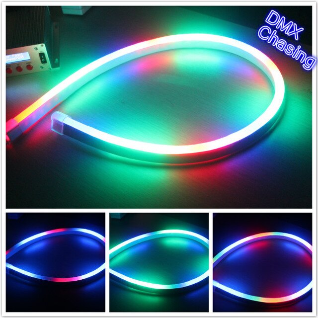 NEON flex LED 24V CYFROWY Magic Digital wąż taśma - 8092617113 ...