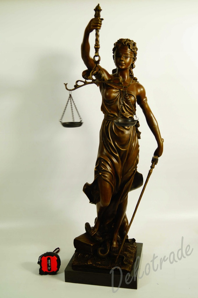 TEMIDA Z BRĄZU ogromna rzeźba figura brąz - 10472204575 - oficjalne ...
