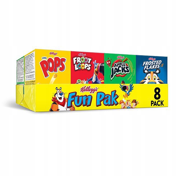 Płatki śniadaniowe Kelloggs Fun Pack 243g z USA - 11147394428 ...