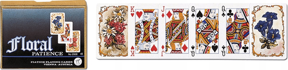 Karty pasjans "Kwiaty" PIATNIK - 12964462036 - oficjalne archiwum Allegro