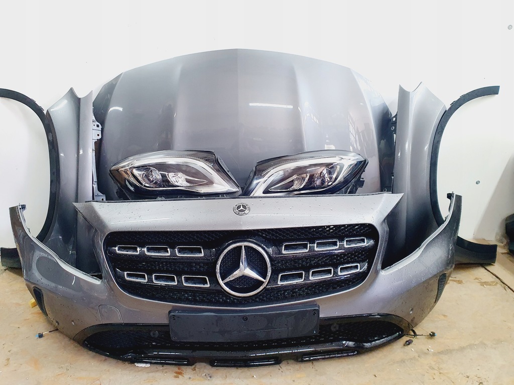 MERCEDES GLA W156 LIFT PRZÓD ZDERZAK MASKA PAS - 12364527816 ...