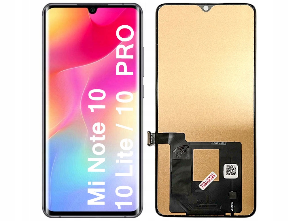 WYŚWIETLACZ LCD EKRAN SZYBKA DOTYK DO XIAOMI MI NOTE 10 NOTE 10 PRO CC9 PRO - 15187063539 ...