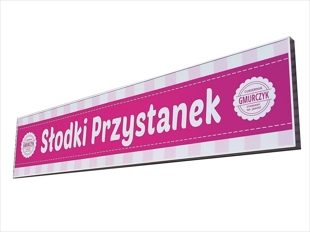 Baner reklamowy podświetlany LED plexi producent - 7035788475 ...