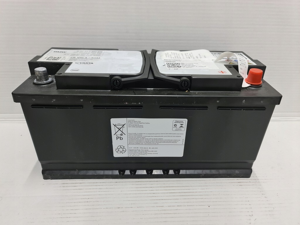 AKUMULATOR BMW ORYGINALNY AGM 105Ah 950A 7604806 - 13366394136 ...