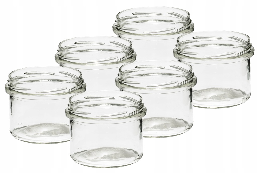 8X SŁOICZEK 235ML DO DESERÓW NA JOGURT DESERKI SŁOIK 235 ml przetwory mięsa - 13306138250 ...