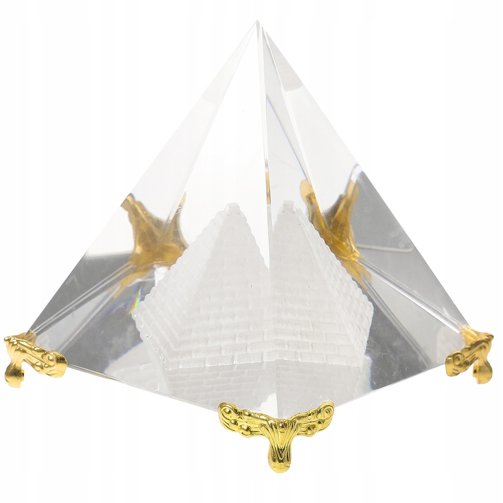 CRYSTAL PYRAMID PAPERWEIGHT CRYSTAL - 13418952828 - oficjalne archiwum ...