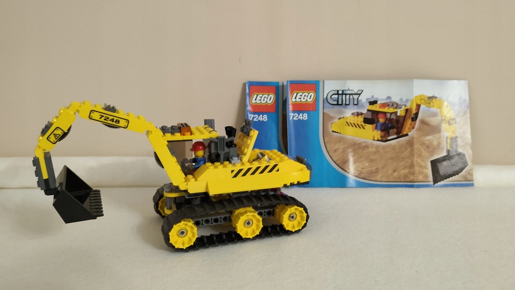 Lego City 7248 Digger KOMPLET - 12301870219 - oficjalne archiwum Allegro
