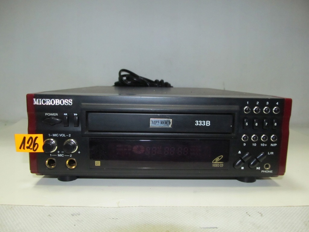 ODTWARZACZ CD MICROBOSS 333B - NR 126 - 17179031744 - oficjalne archiwum Allegro