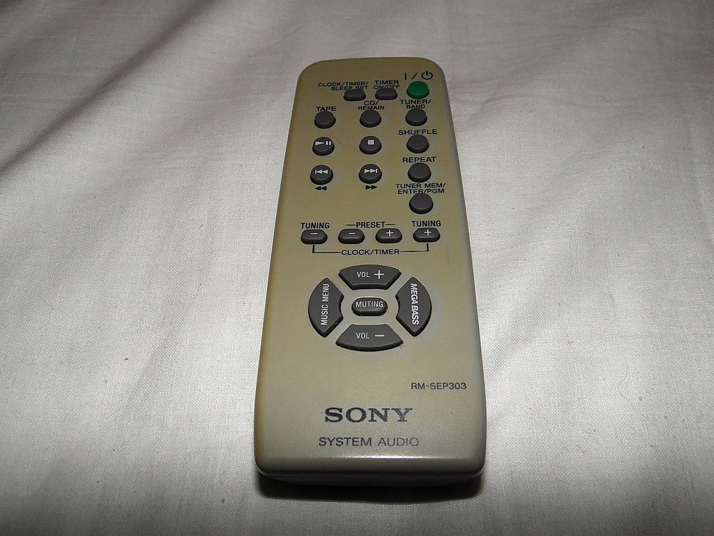 Pilot oryginal SONY RM-SEP303 HCD-EP303 CMT-EP303 - 11498619573 ...