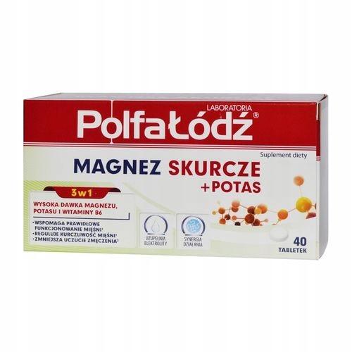 Magnez Skurcze + Potas 40 tabletek - 12204766602 - oficjalne archiwum ...