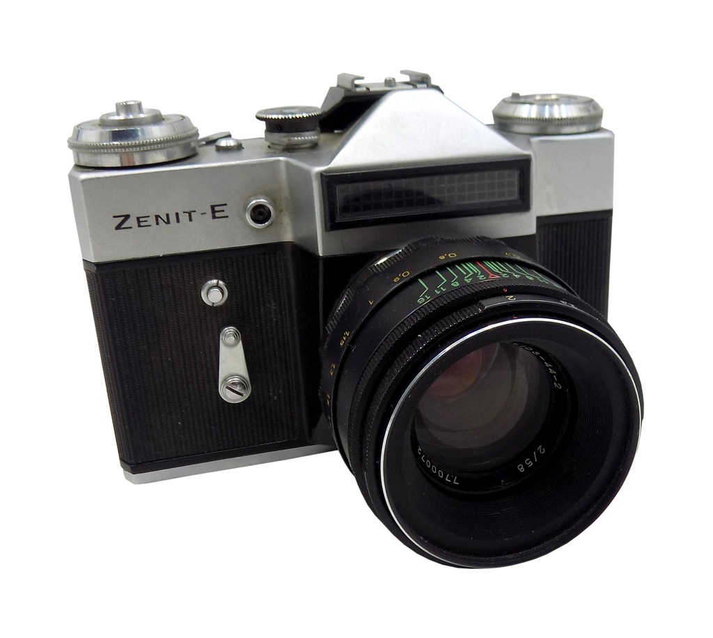 Aparat fotograficzny ZENIT E obiektyw HELIOS-44-2 - 13421166467 ...