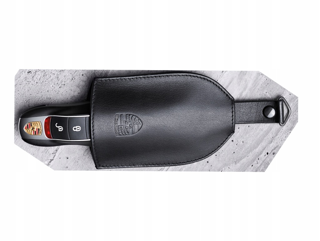 OE PORSCHE SKÓRZANE ETUI NA KLUCZYK CZARNE - 8536168960 - oficjalne ...