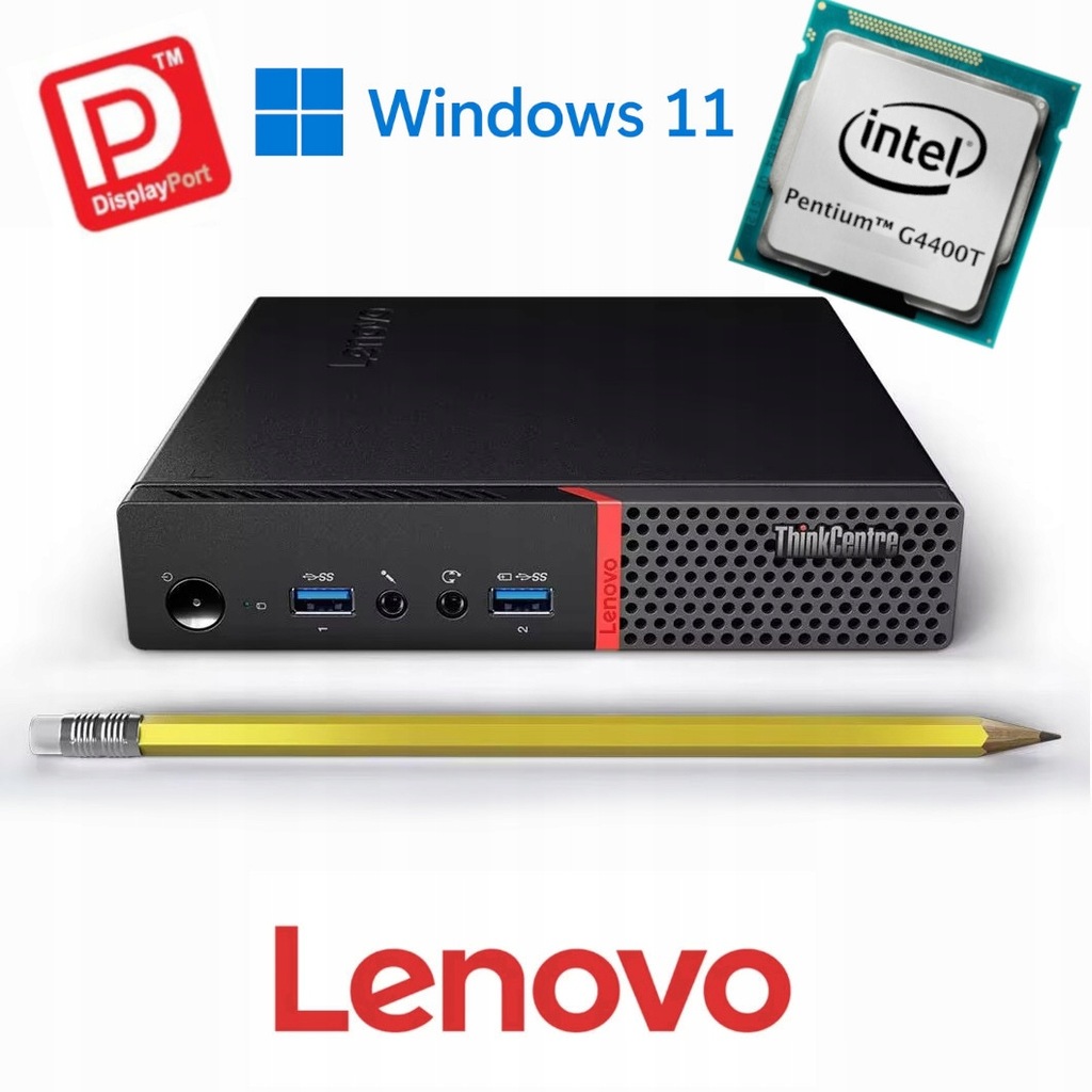Mini PC Lenovo M700 G4400T 128/4GB Win10/11 komput - 13462691344 ...