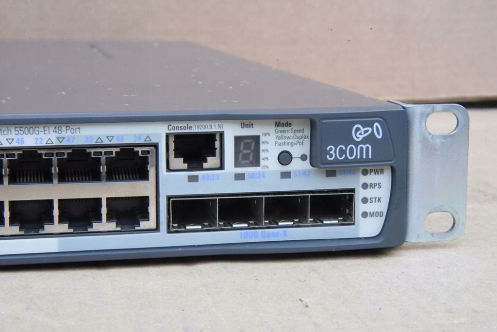 3Com SuperStack4 Switch 5500G-EI 48-Port panel PoE - 10417634192 ...