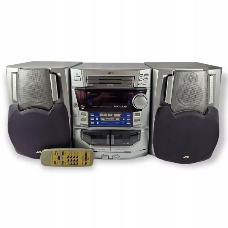 WIEŻA JVC MX-J330 +PILOT - 13223885082 - oficjalne archiwum Allegro