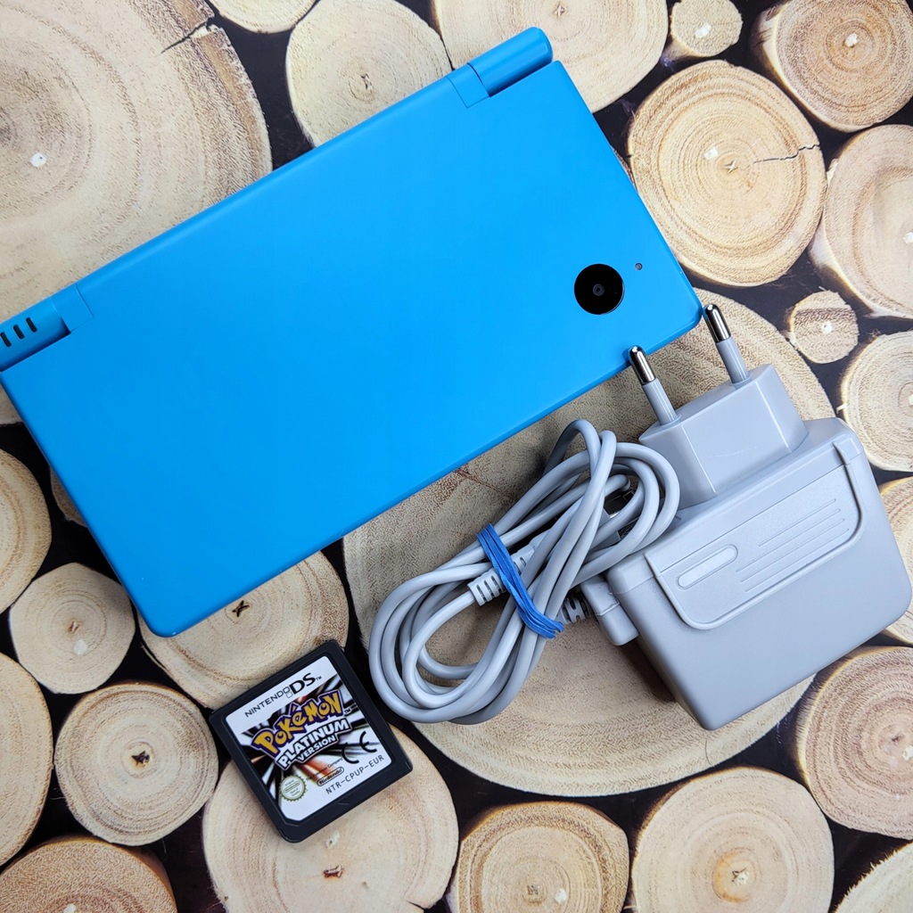 Konsola NINTENDO DSi BLUE NIEBIESKA DS Pokemon PLATINUM Niemal IDEALNY ...