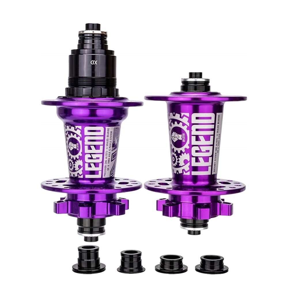 Bicycle Front Rear Disc Brake Hubs Purple XD - 13108479972 - oficjalne ...