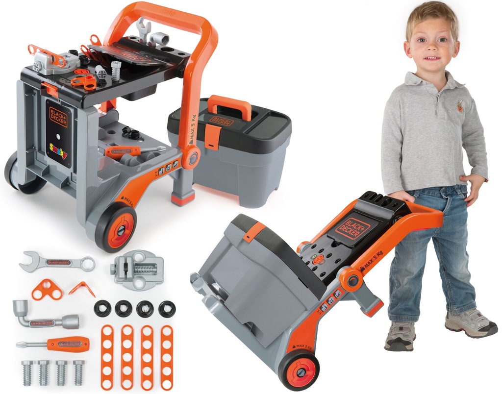 Купить SMOBY Workshop WOZEK Tools Багажник BLACK DECKER: отзывы, фото и характеристики на Aredi ...