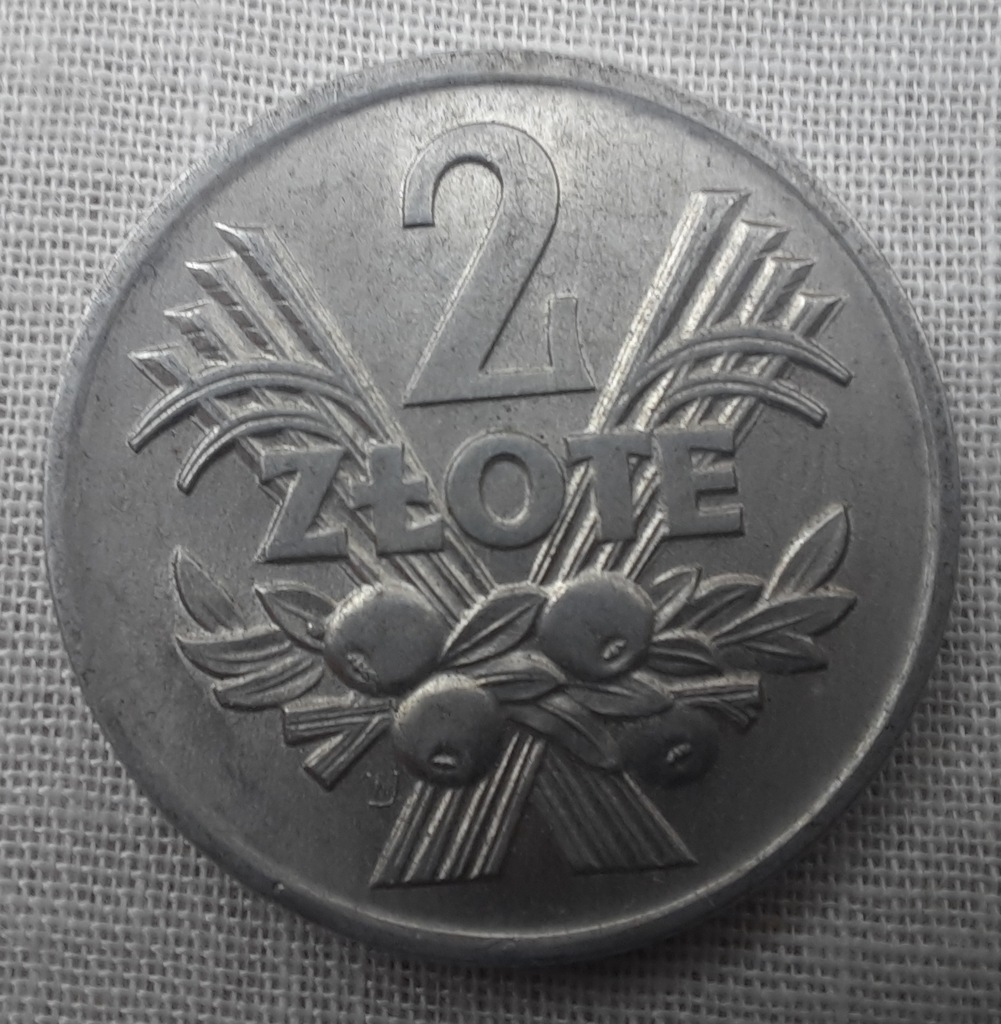 Moneta 2 zł 1974 r. PRL - 12515279104 - oficjalne archiwum Allegro