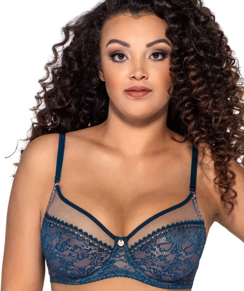 AVA 1396 biustonosz SOFT KORONKOWY azure # 75H - 13711344591 - oficjalne archiwum Allegro