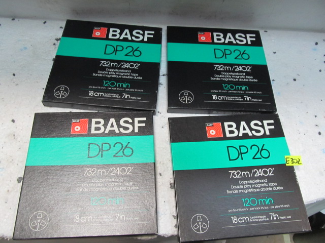 4 x SZPULA 17,6 CM Z TAŚMĄ BASF DP26 - NR E302 - 12859556215 - oficjalne archiwum Allegro