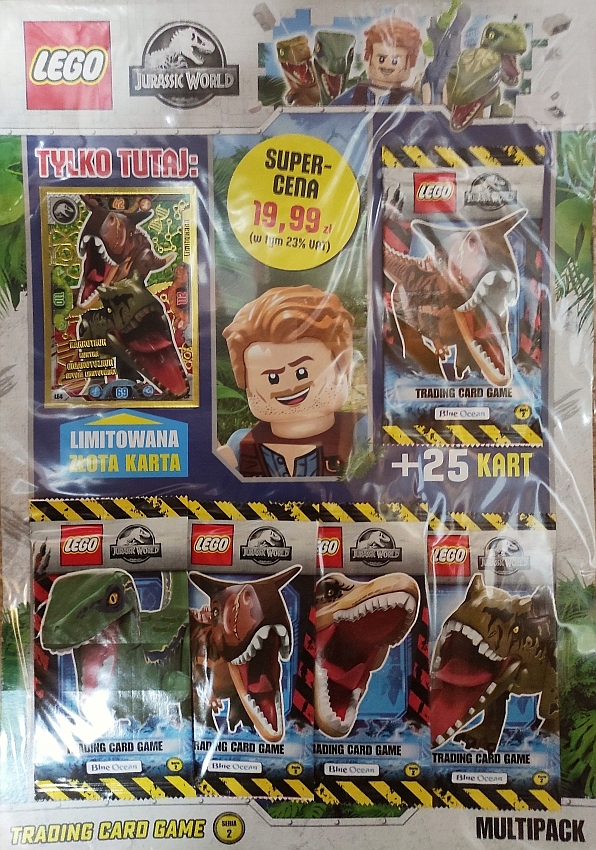 Multipack Lego Jurassic World 25 Kart Karty S. 2 - 12704869204 
