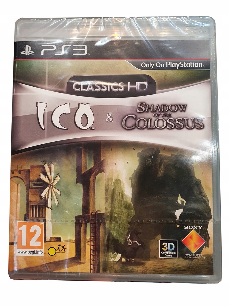 ICO SHADOW OF COLOSSUS HD REMASTER PS3 NOWA FOLIA - 12204560249 ...