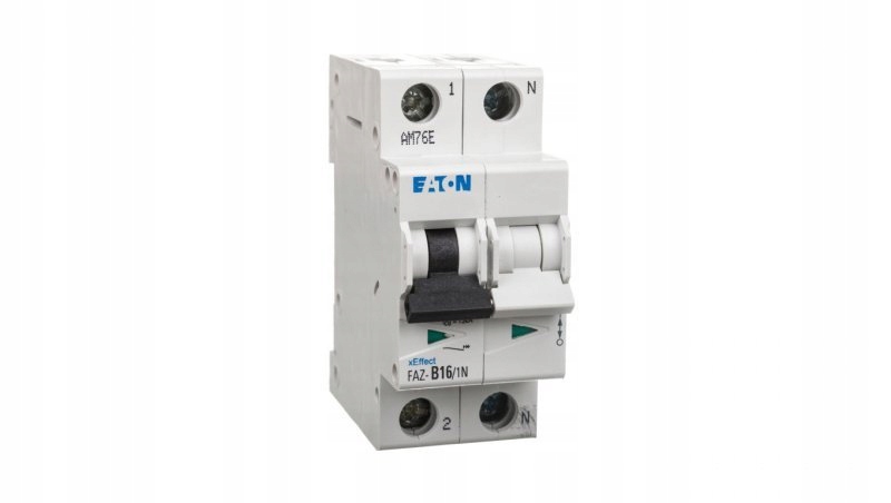 Wyłącznik nadprądowy 1+N B 16A 15kA AC FAZ B16/1N - 12119333077 ...