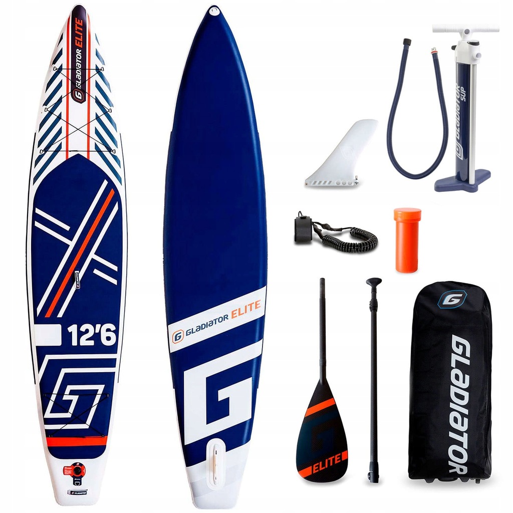 Deska SUP Gladiator ELITE 12'6" Touring - 11888315823 - oficjalne archiwum Allegro