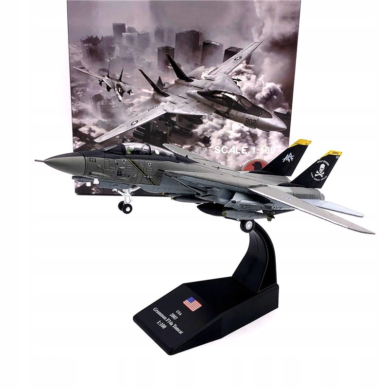 Model Samolot Wojskowy USA F-14 1:100 - 11055189191 - oficjalne ...