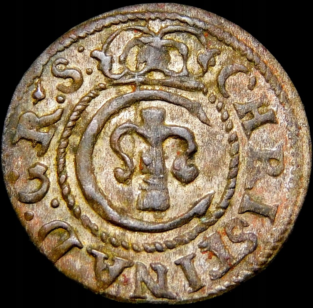 Krystyna Waza - Szeląg 1648 Ryga - PIĘKNY !!! - 13346969453 - oficjalne ...