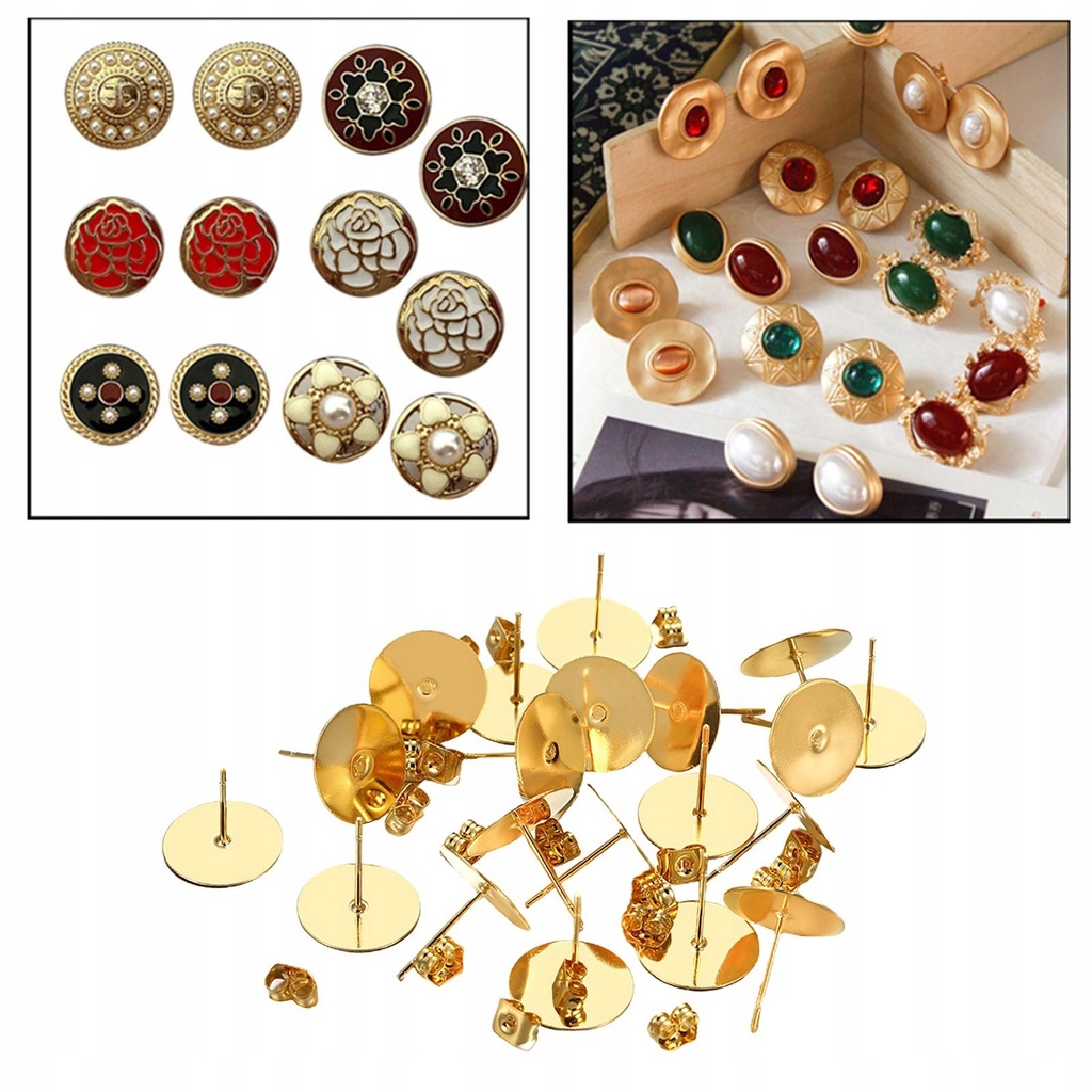 20/zestaw Hipoalergiczne słupki do kolczyków - 12255003032 - oficjalne ...