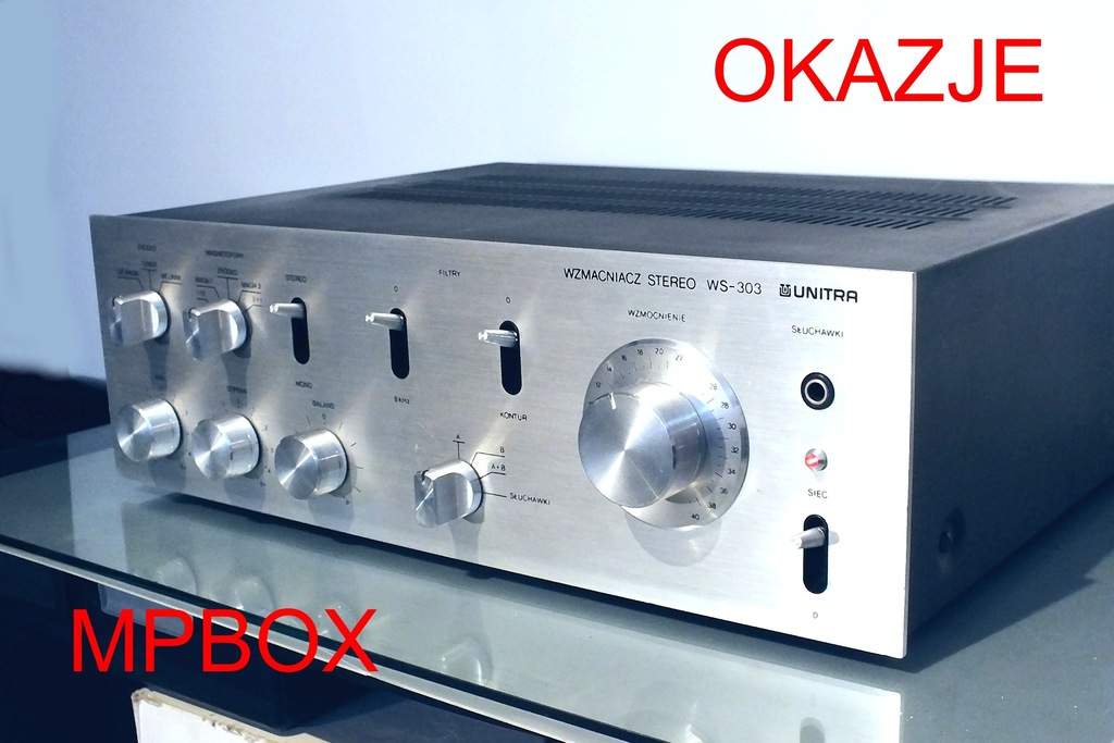 UNITRA WZMACNIACZ WS-303 by mpbox - 7190636367 - oficjalne archiwum Allegro