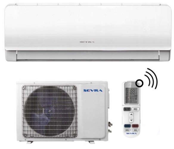 KLIMATYZATOR SEVRA COMFORT 7,0 kW 70m2 Wi-Fi - 10790528475 - oficjalne archiwum Allegro