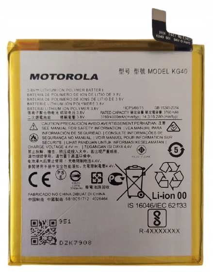 NOWA BATERIA KG40 MOTOROLA MOTO G8 XT2045-2 - 12677668988 - oficjalne ...