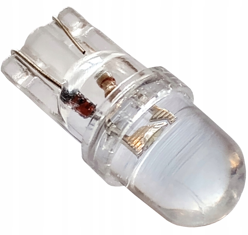 DIODA LED W5W T10 CLEAR 12V BIAŁA - 13281003269 - oficjalne archiwum Allegro